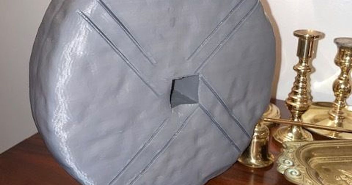 Large Round Millstone Mill Stone by Bowieinc | Download free STL model ...