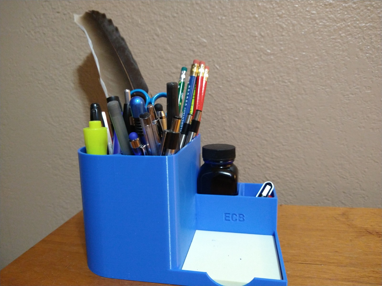 Multi compartment desk organizer pencil holder by encbar5 | Download ...