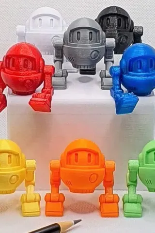 Kenji the print-in-place benchy robot by jajaum3d | Download free STL ...