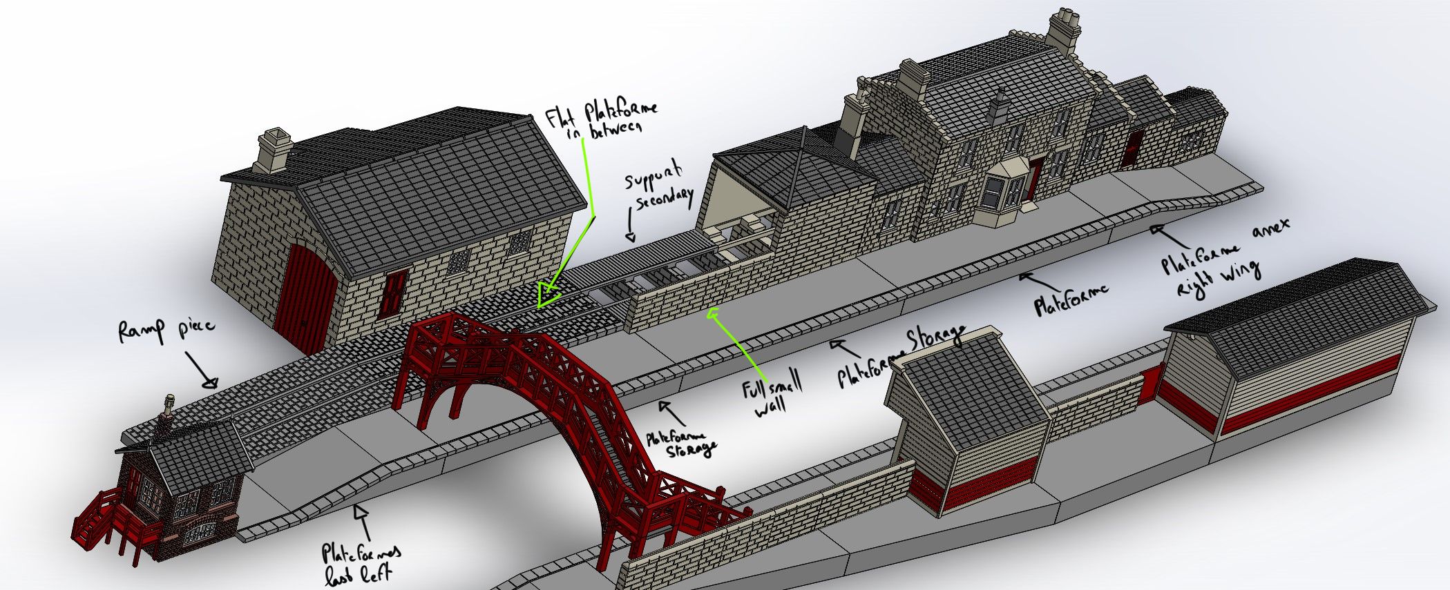 Hogsmeade - Goathland station OO gauge (1:76) - Harry Potter train ...