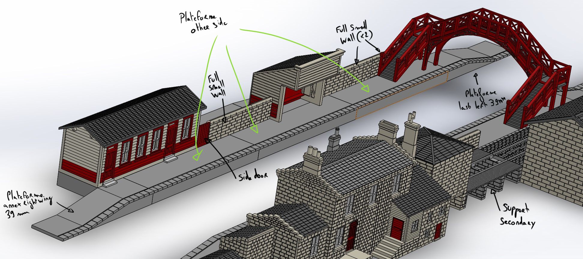 Hogsmeade - Goathland station OO gauge (1:76) - Harry Potter train ...