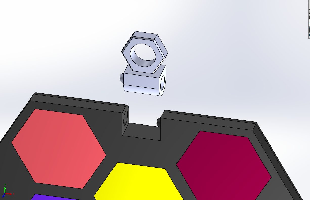 Hexagon Filament pallete by Andybot | Download free STL model ...