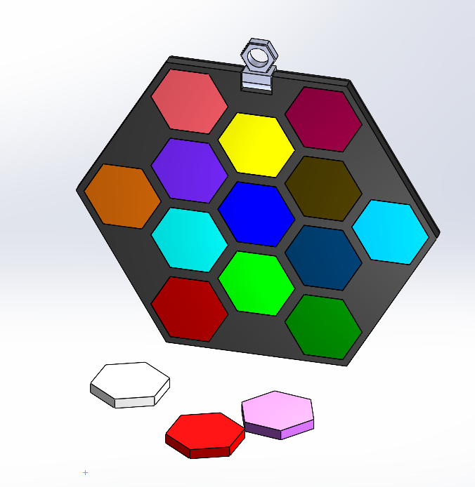 Hexagon Filament pallete by Andybot | Download free STL model ...