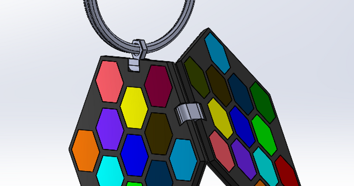 Hexagon Filament pallete by Andybot | Download free STL model ...