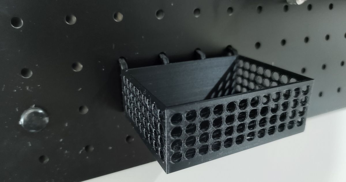 Pegboard Shelf by Blonky-Kong | Download free STL model | Printables.com