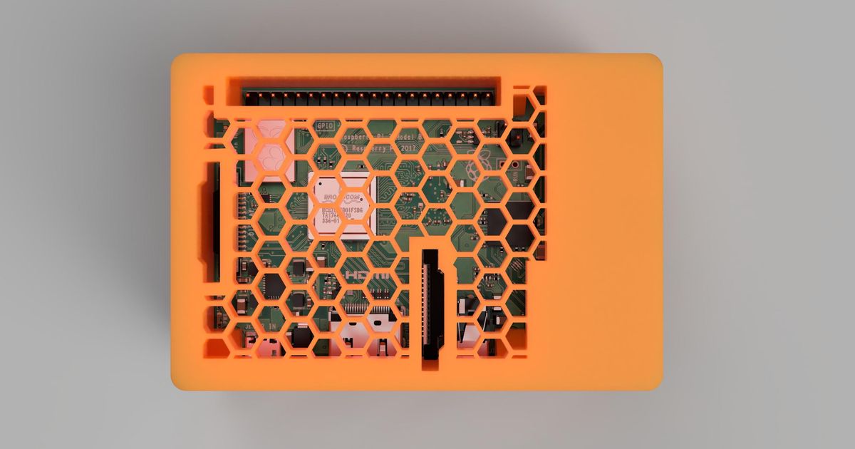 Raspberry Pi 3B+ Case by Tuna | Download free STL model | Printables.com