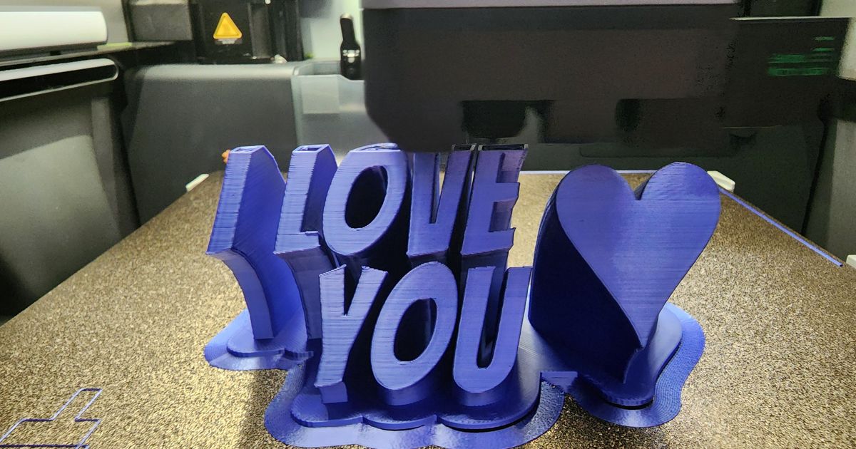 I Love You by Alvin Pan | Download free STL model | Printables.com