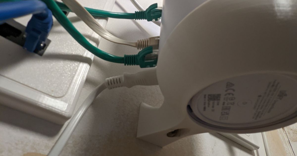 UDR (Unifi Dream Router) and UDM (Unifi Dream Machine) simple bracket ...