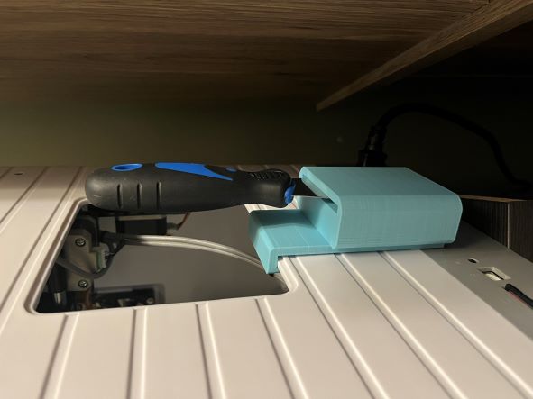 Putty knife holder for FlashForge Dreamer by Matt Van Horn | Download ...