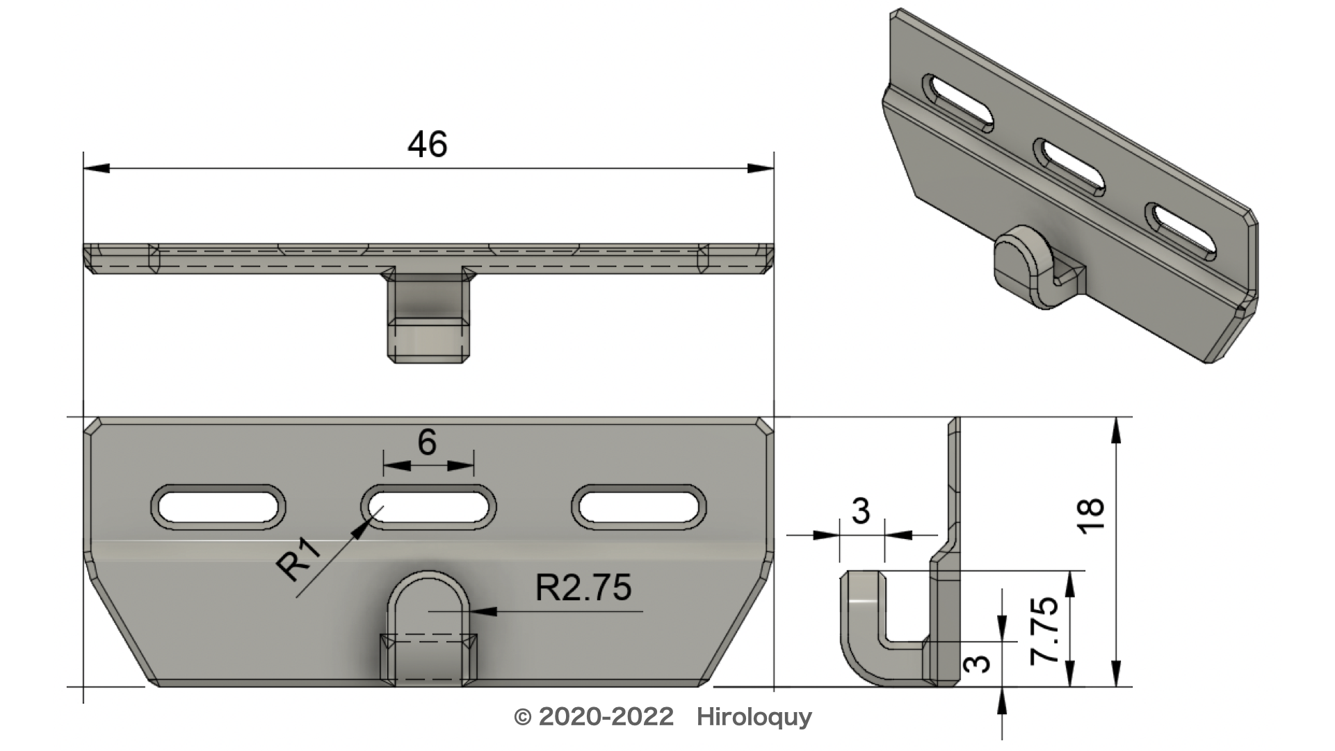 Wall Clock Hook Using Stapler by Hiroloquy | Download free STL model ...