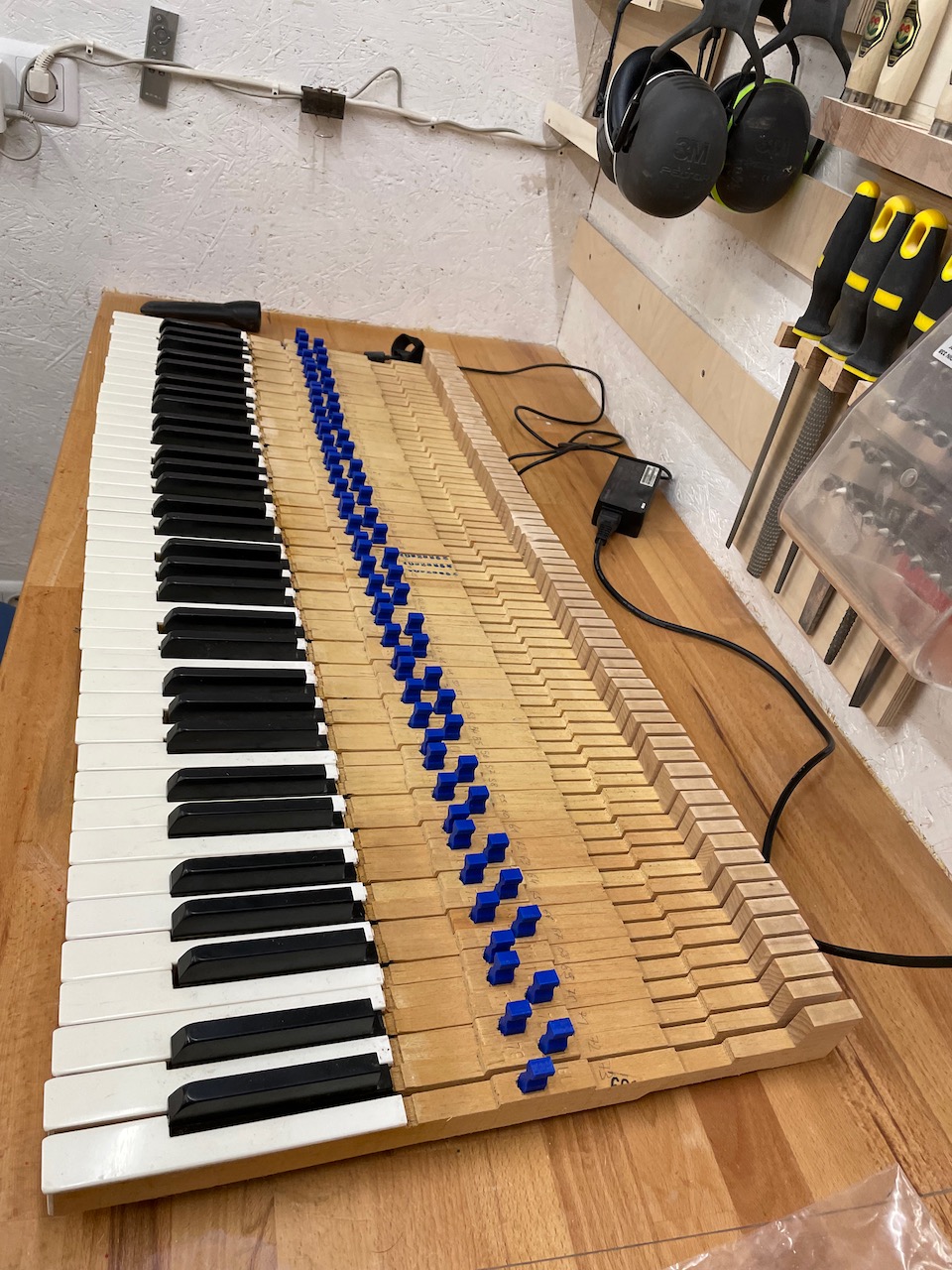 Rhodes Piano Mortise Sizing Cauls (Key Bushing Plugs) by bullitt168 ...