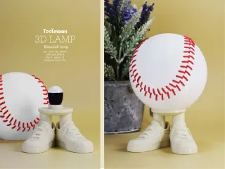 Baseball Lamp by Toolmoon | Download free STL model | Printables.com
