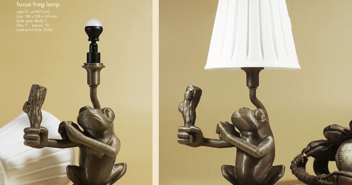 focus frog lamp by Toolmoon | Download free STL model | Printables.com