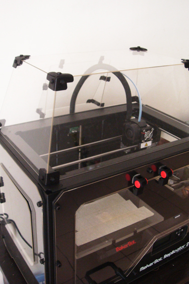 makerbot replicator2 Dust-proof enclosure by Toolmoon | Download free ...