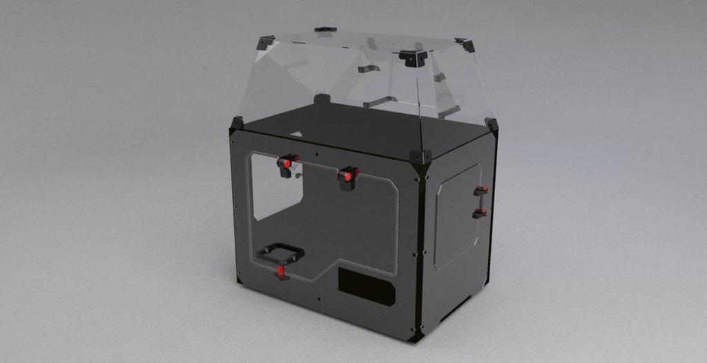 makerbot replicator2 Dust-proof enclosure by Toolmoon | Download free ...