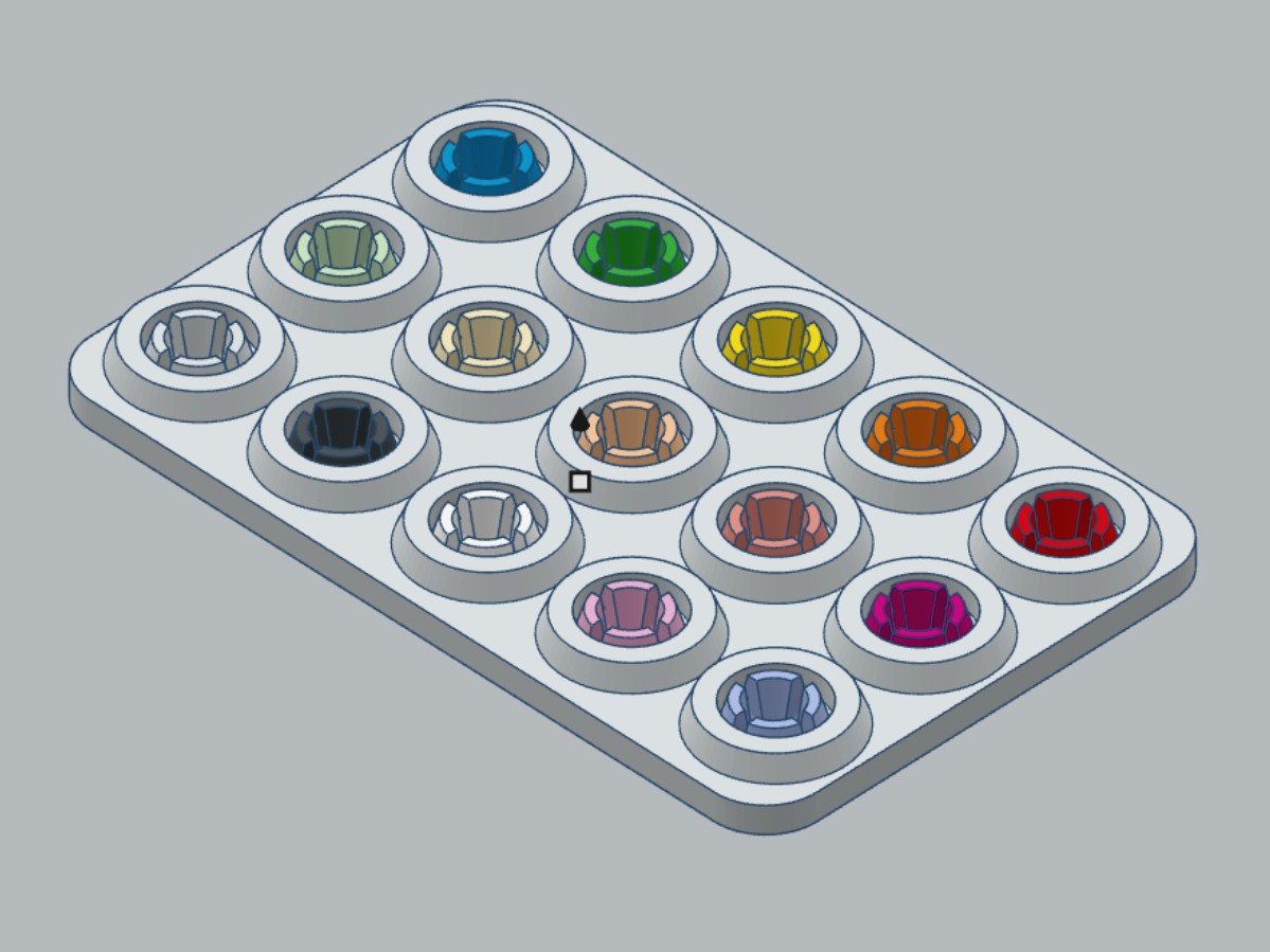 Filament Swatch Credit Card by Bootjevaarder | Download free STL model ...