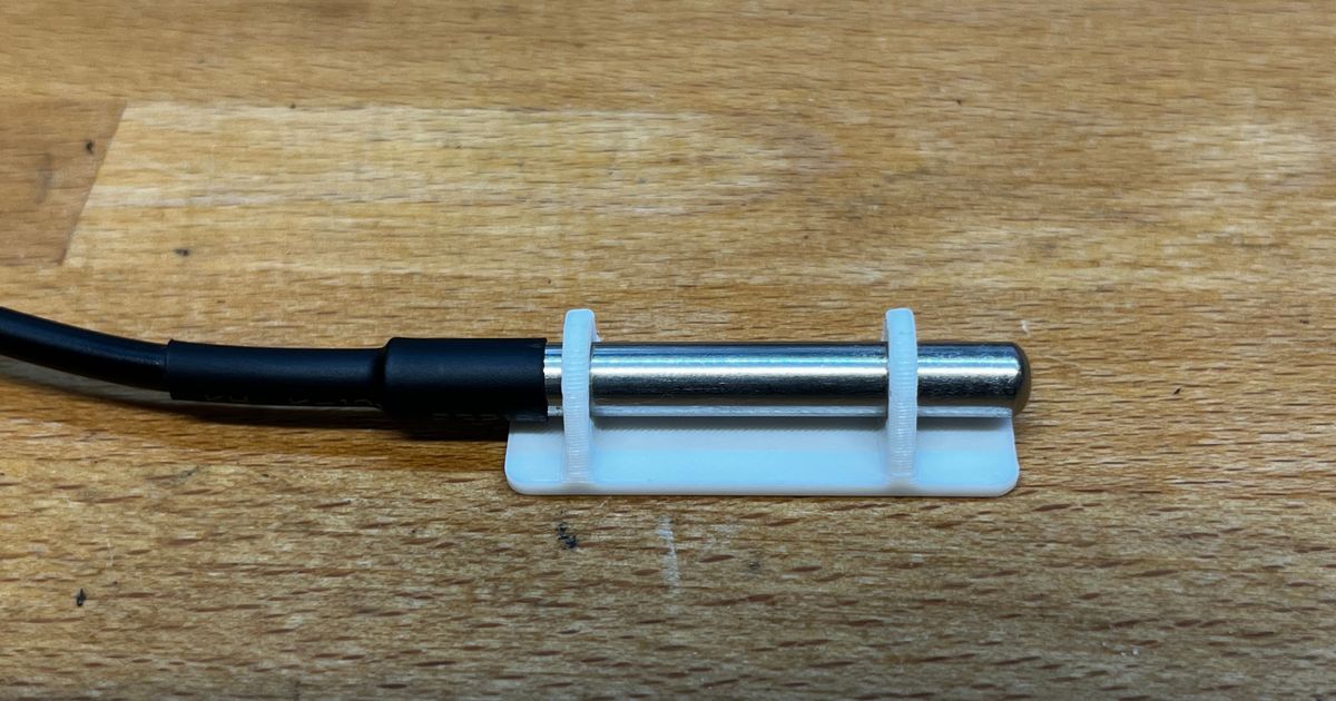 DS18b20 Temperature Probe Holder by Remy | Download free STL model ...