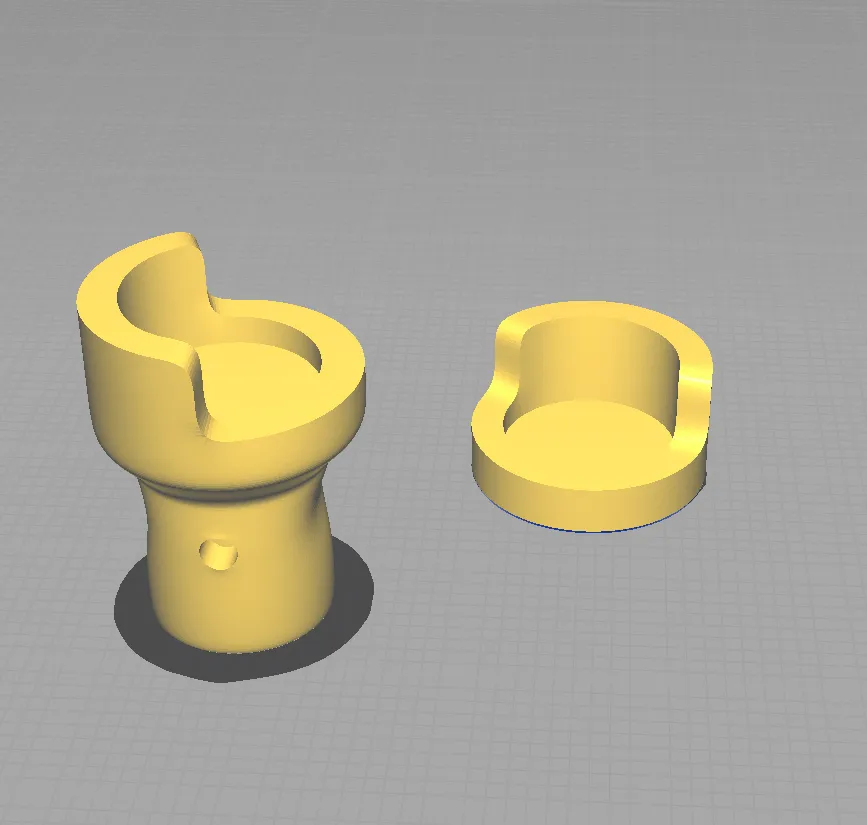 Generic magnet mount for 6mm poles by Lemsko | Download free STL model ...