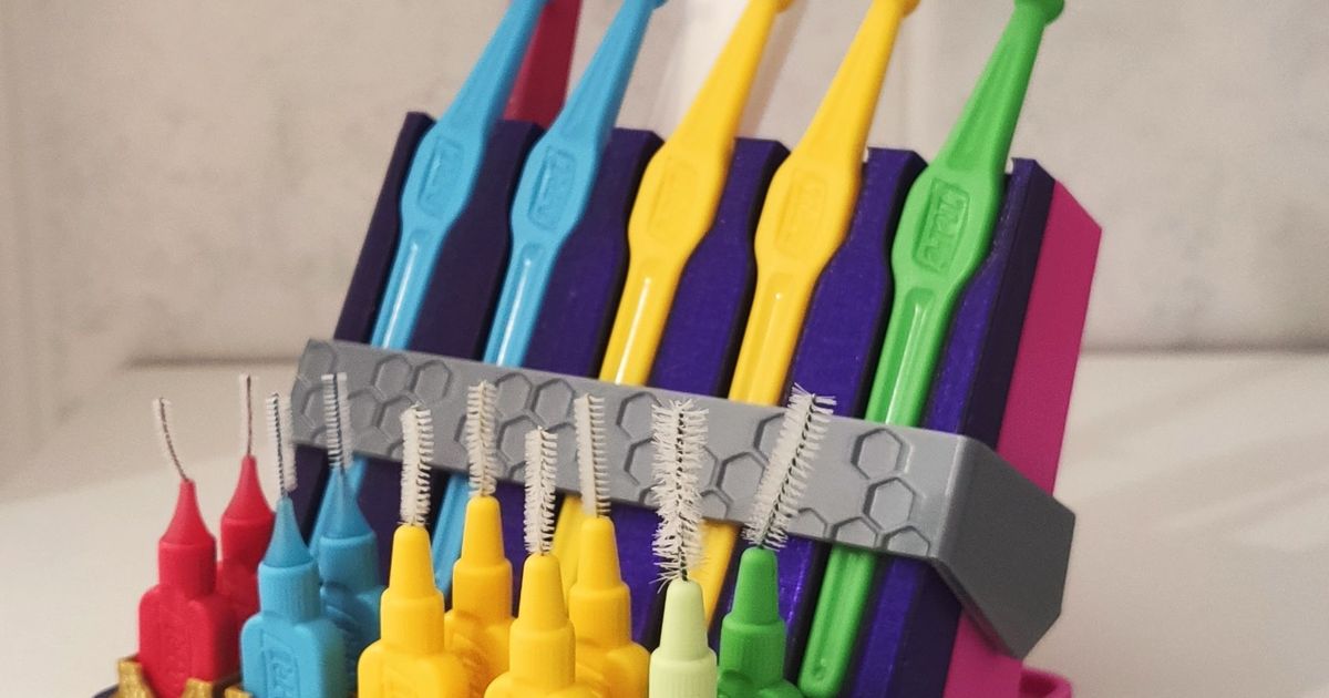 TePe Toothbrush Holder EXTENDED by Libor Škaroupka | Download free STL ...