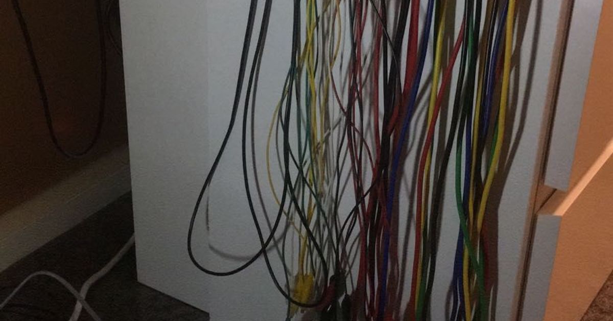 (Lab) cableholder by Teunderbolt | Download free STL model | Printables.com