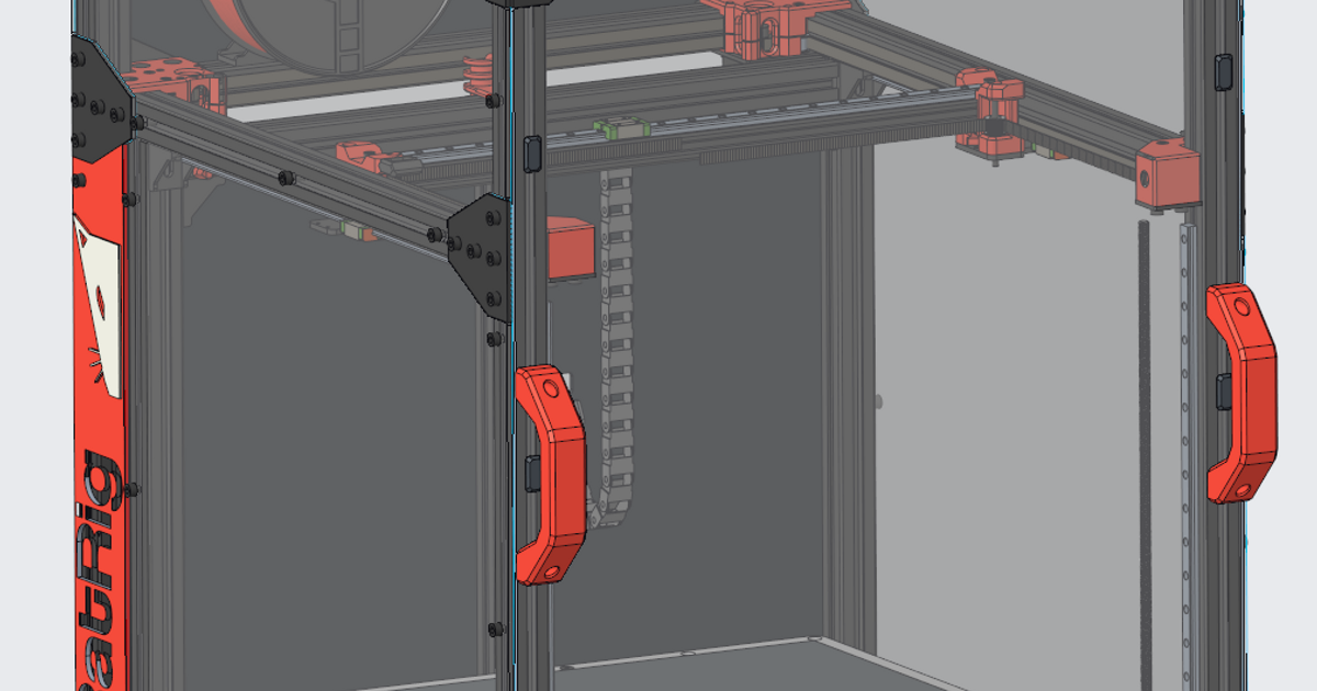 Enclosure for my RatRig V-Core3 400mm OpenFront by D!nu | Download free ...