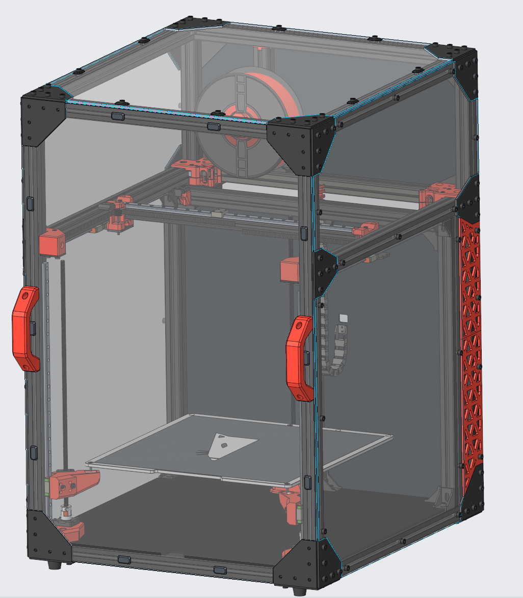 Enclosure for my RatRig V-Core3 400mm OpenFront by D!nu | Download free ...