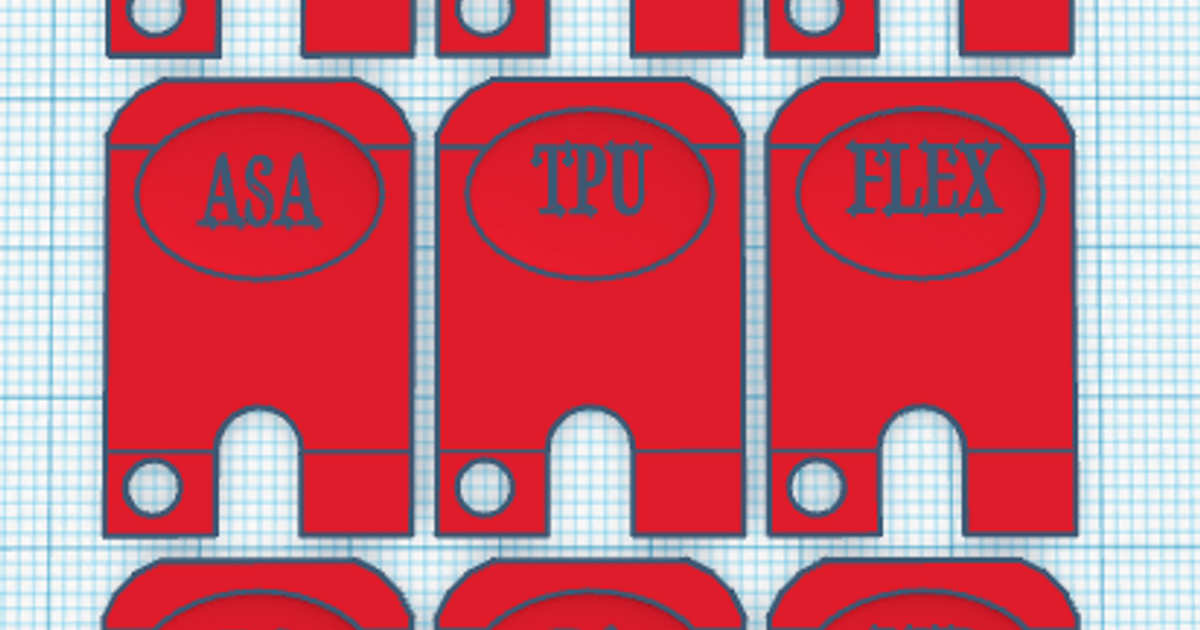 Sus Filament Swatches by CrazyBird199 | Download free STL model ...