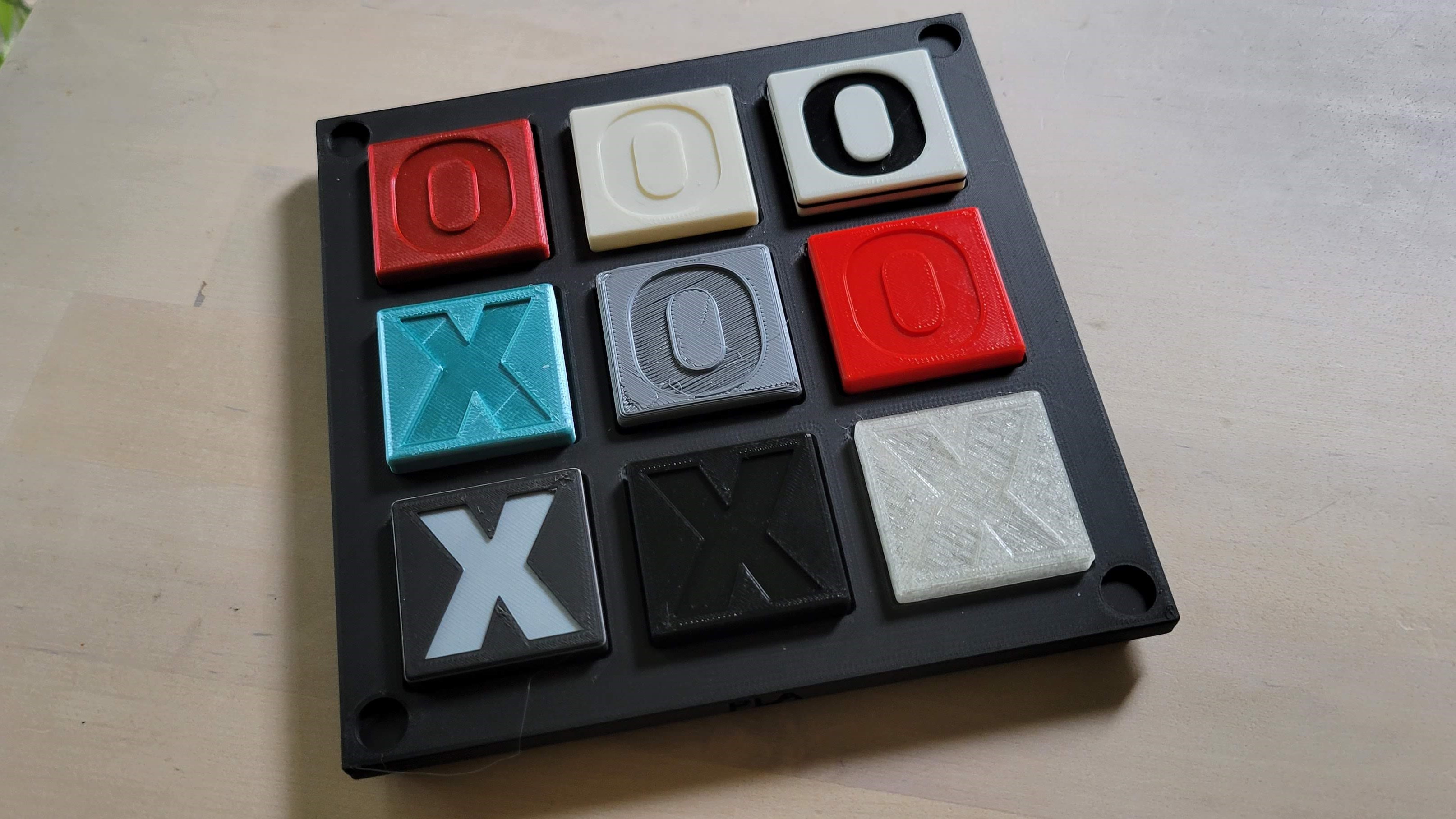 Stackable Tic Tac Toe Swatch Game by elipatwood | Download free STL ...