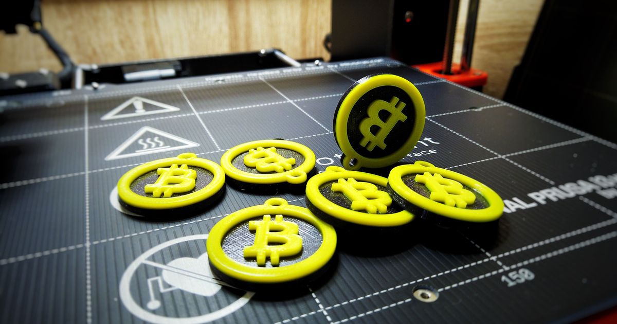 Bitcoin keychain by Ondrej Kucera | Download free STL model ...