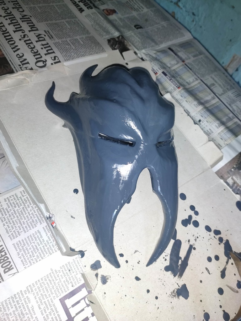 Miraak inspired Mask, Shoulder Pads, Belt buckle, and Arm Bands by ...