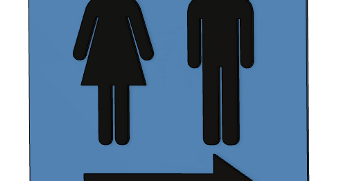 WC indicator by Jakub M | Download free STL model | Printables.com