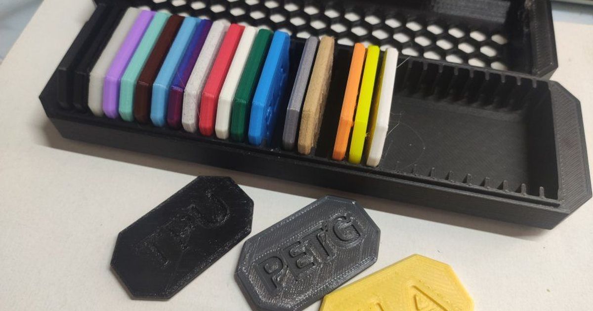 Filament Sample Box with Magnetic Latch by Osprey | Download free STL ...