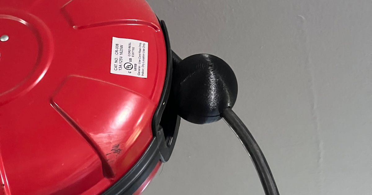 Power Extension Cable Ball Cord Stopper by Kytor | Download free STL ...