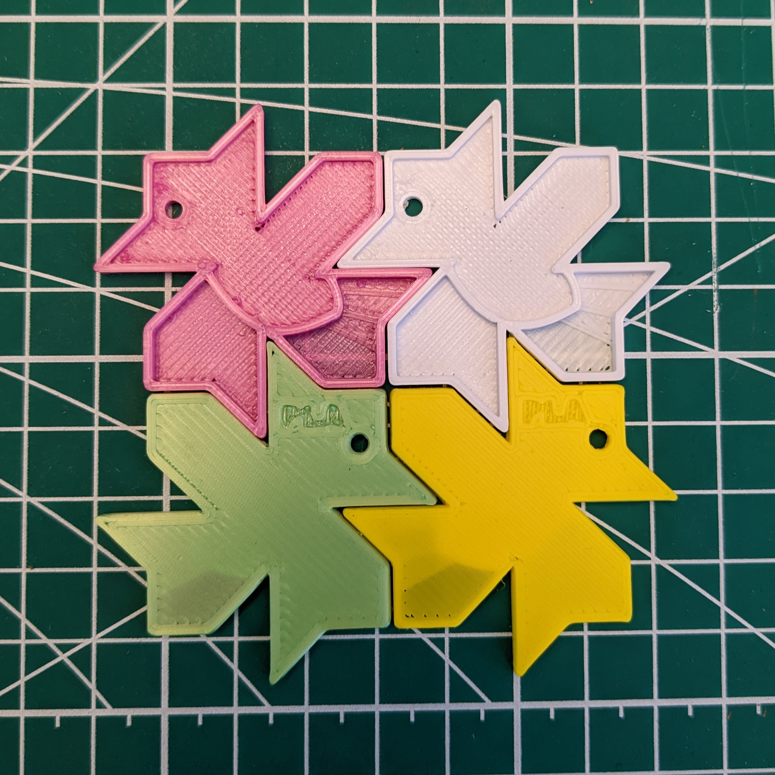 Bird Tessellation Filament Test Swatch by Hellfish | Download free STL ...