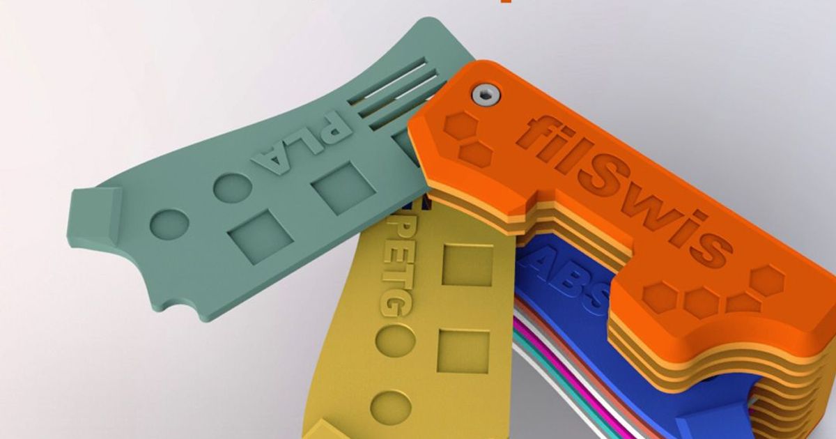 filSwis - Filament Samples in one by 3DP-MAMSIH | Download free STL ...