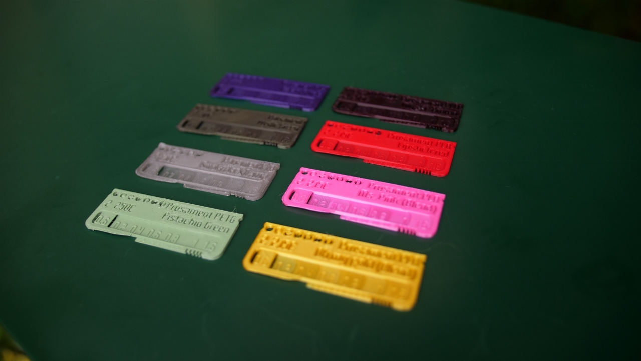 Prusament filament swatches / samples by Makkuro | Download free STL ...