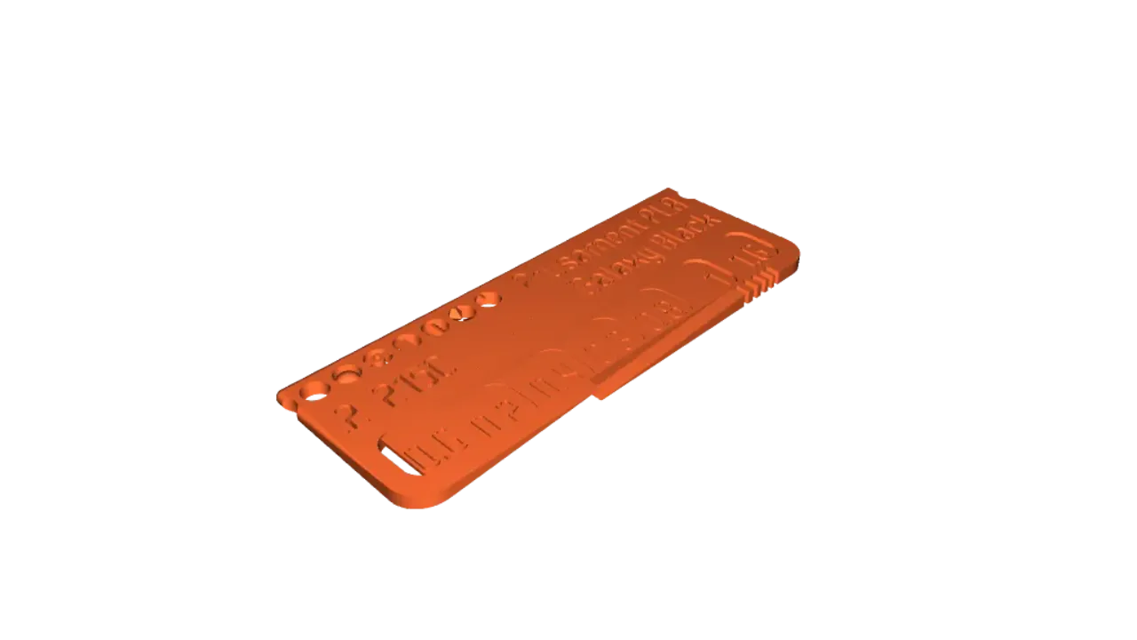 Prusament filament swatches / samples by Makkuro | Download free STL ...