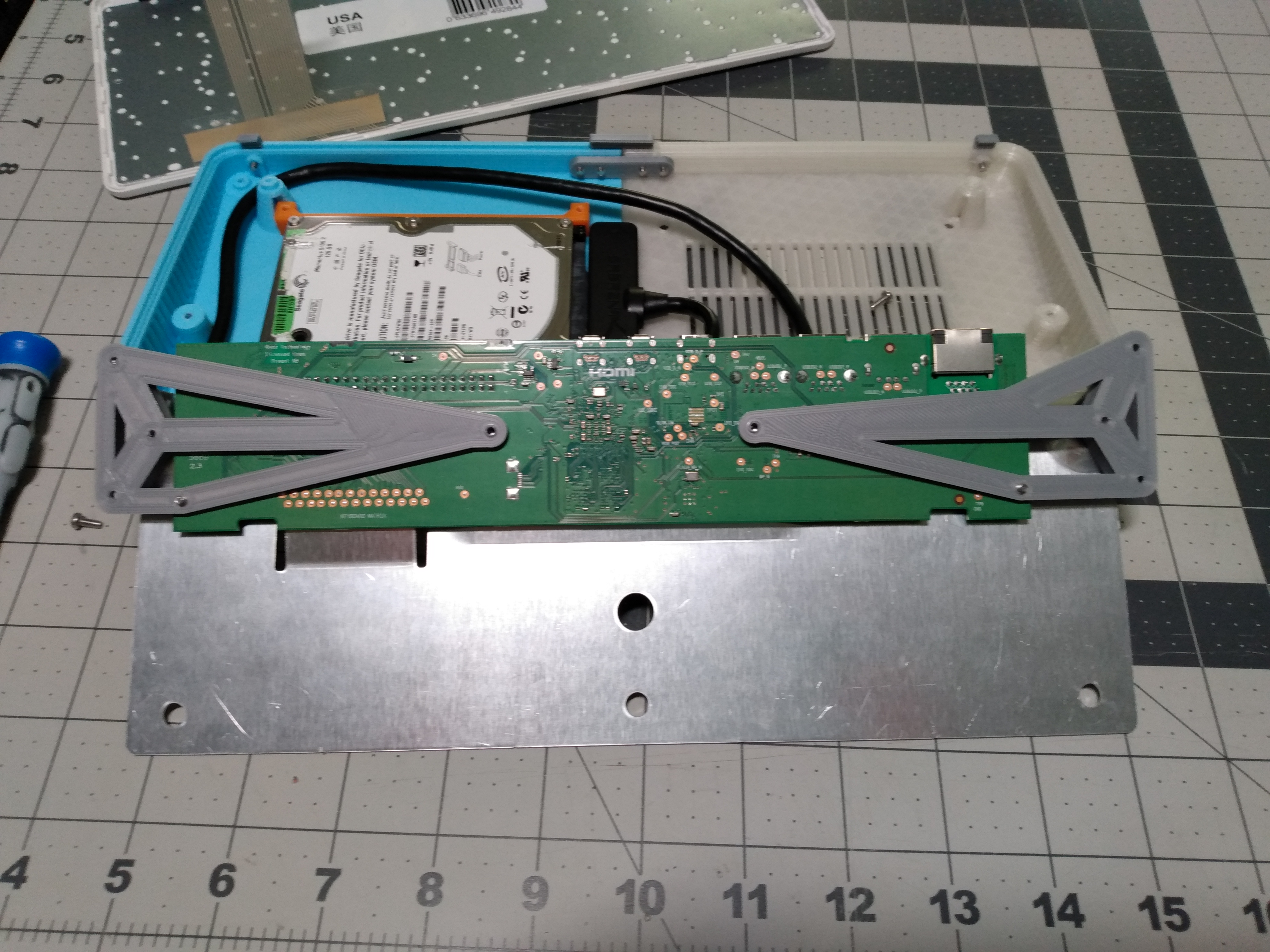 Update for my Pi 400 Case for use with a 180 Degree USB Adapter from ...