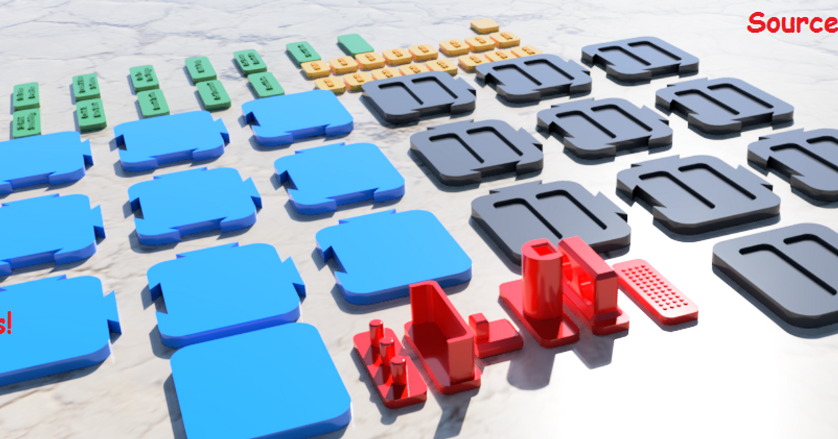 Modular Board and Organiser by Zac Smith | Download free STL model ...