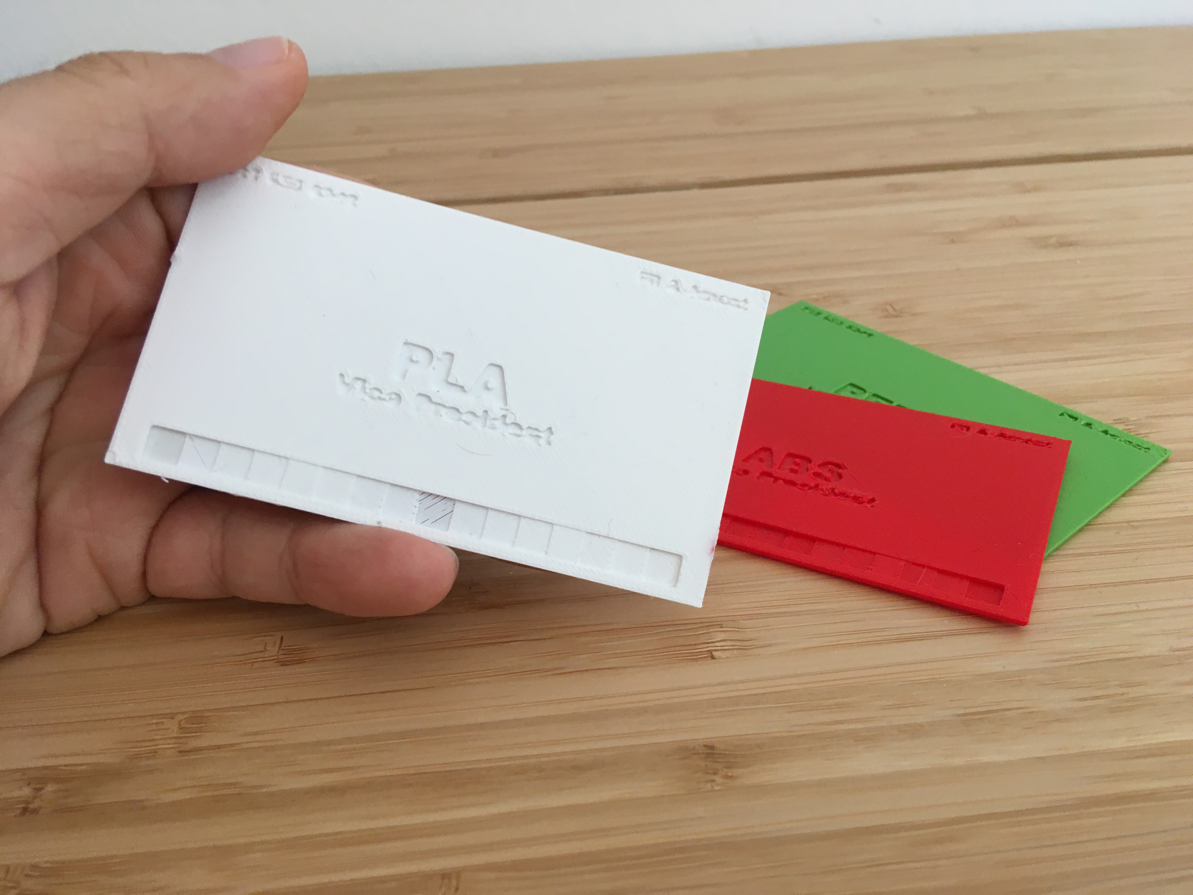 Business Card Style Filament Sample by Slic/d D/sign | Download free ...