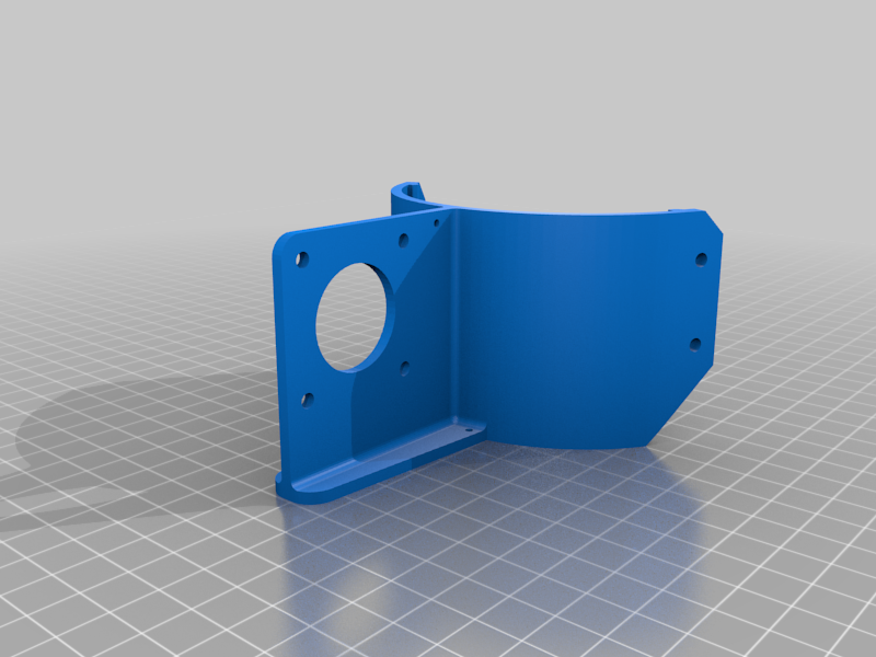 Universal side extruder mount for FLSUN QQ-S/ Pro by TownDrunk ...