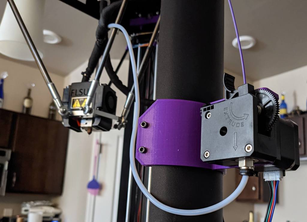 Universal side extruder mount for FLSUN QQ-S/ Pro by TownDrunk ...