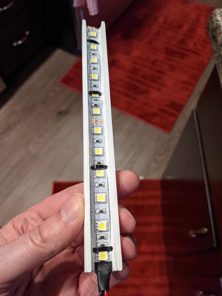 LED Strip Mount for Artist-D Pro by TownDrunk | Download free STL model ...