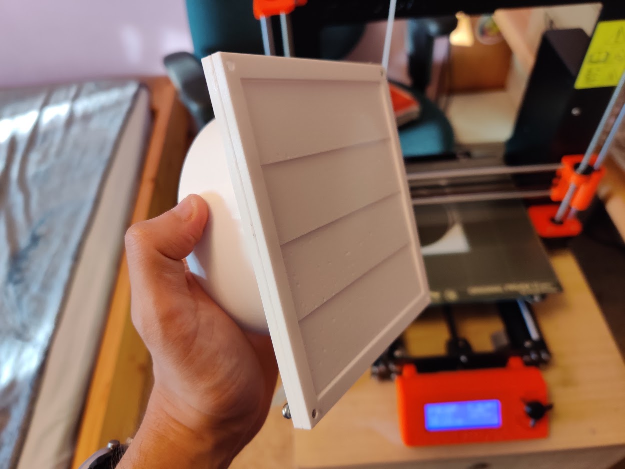 Dryer Vent With Auto Cover by Nadav Halwany | Download free STL model ...