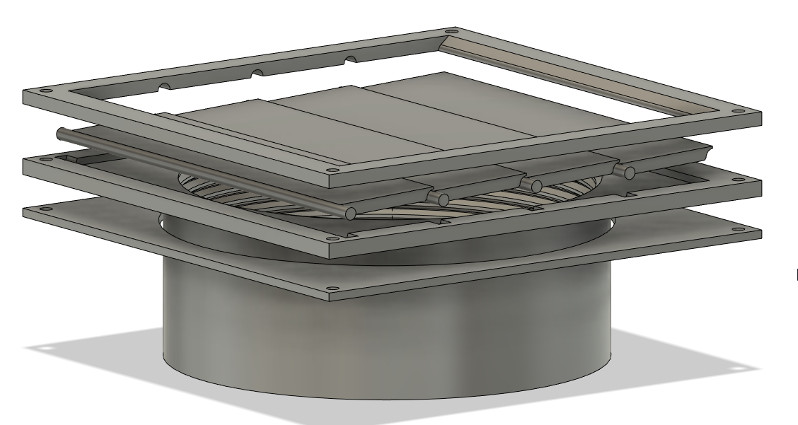 Dryer Vent With Auto Cover by Nadav Halwany | Download free STL model ...