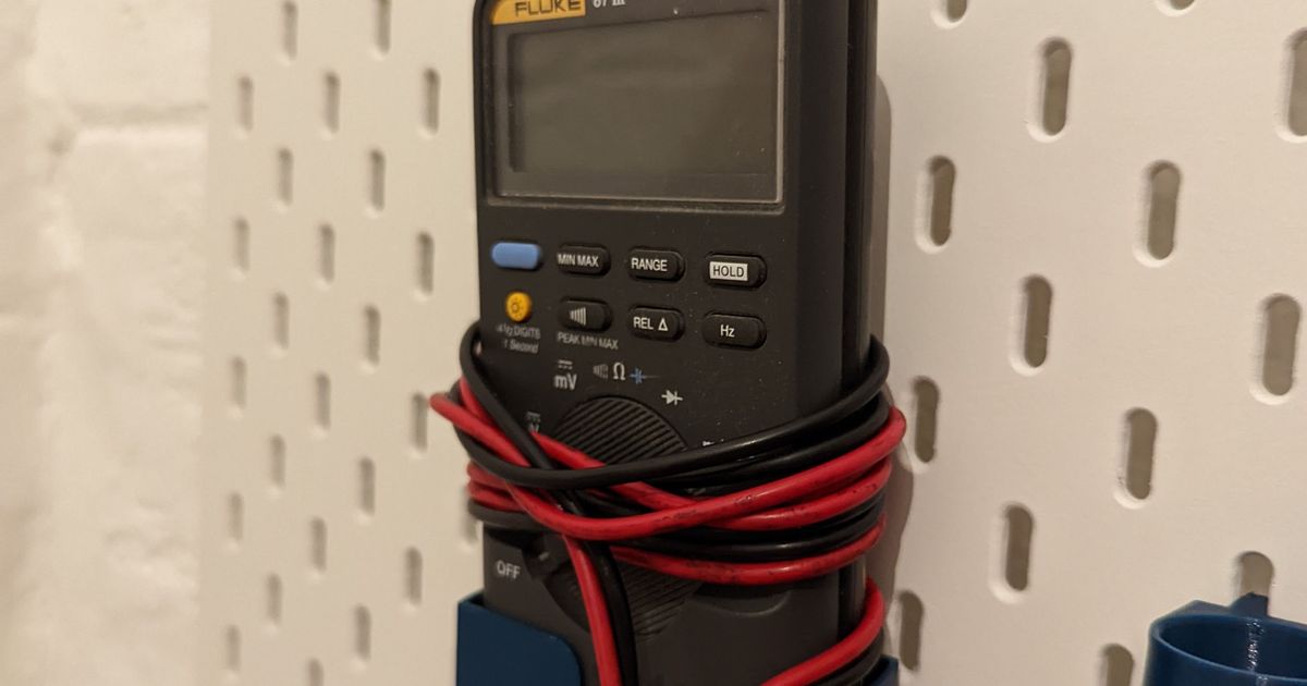 IKEA Skadis Multimeter Holder by B.Stacey | Download free STL model ...