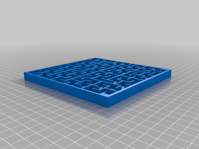 Hilbert Curve Marble Maze by NS | Download free STL model | Printables.com
