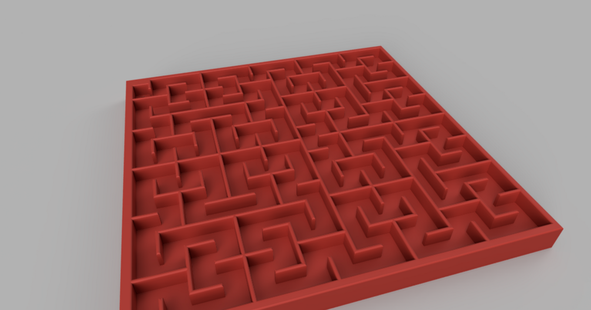 Hilbert Curve Marble Maze by NS | Download free STL model | Printables.com