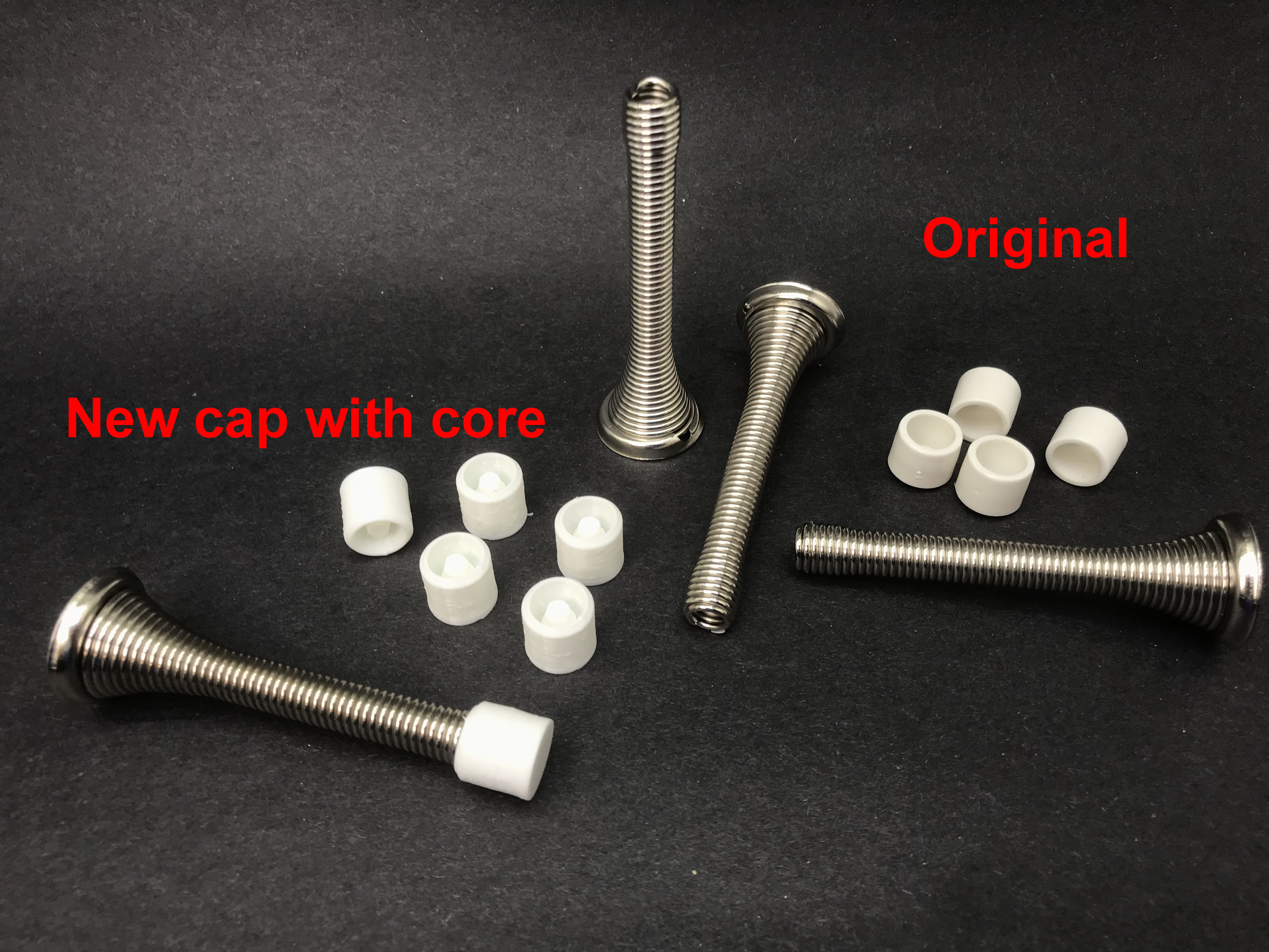 Pet and Kid resistant spring door stop caps por AlwaysTinkering ...