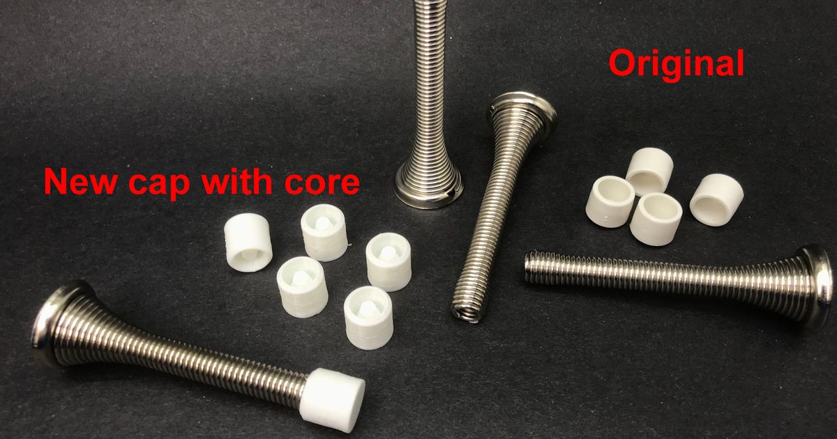 Pet and Kid resistant spring door stop caps by AlwaysTinkering ...